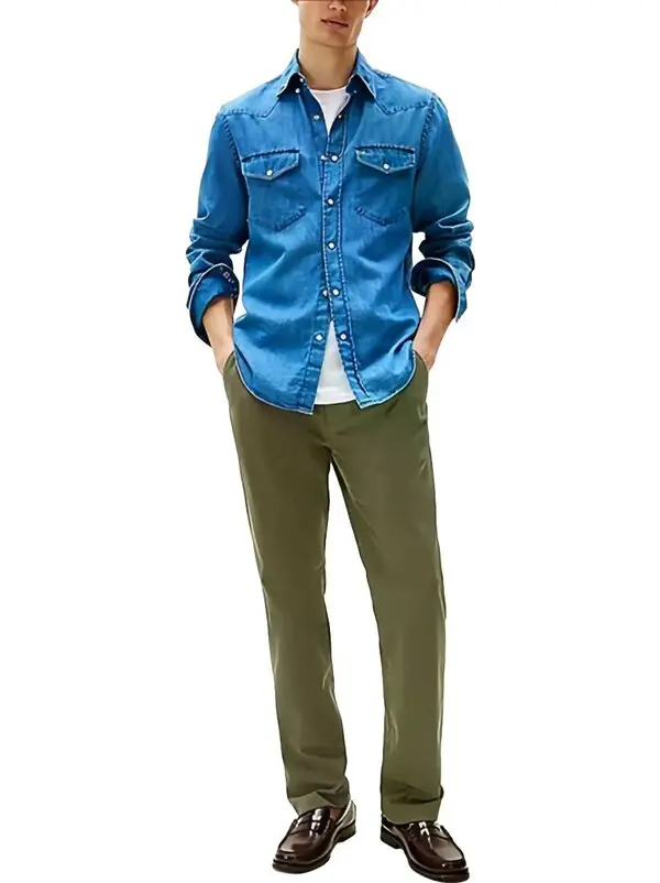 Tommy Hilfiger Denton Straight Chinos - Green