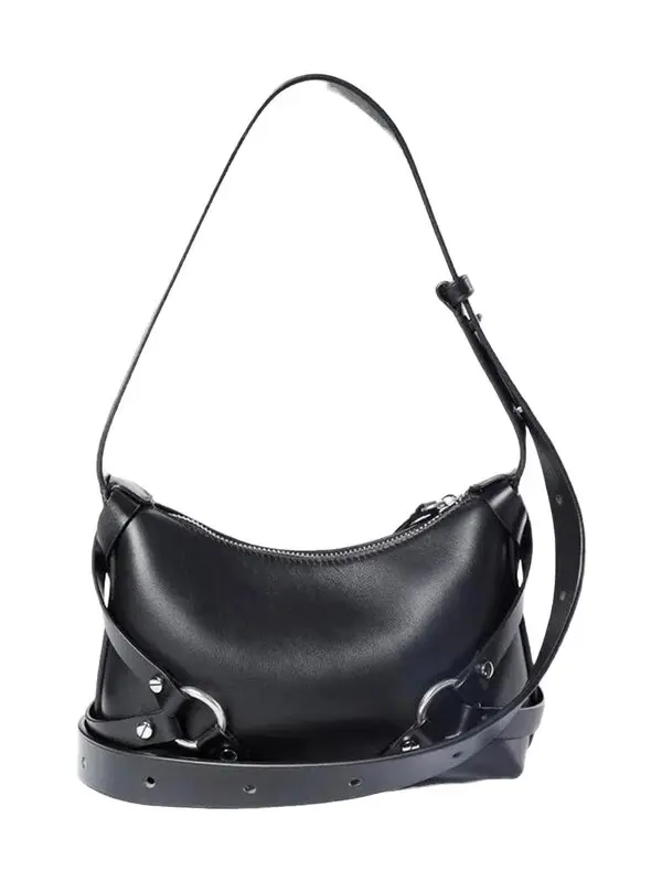 ANN DEMEULEMEESTER Mini Novy Cross-body Bag - Black