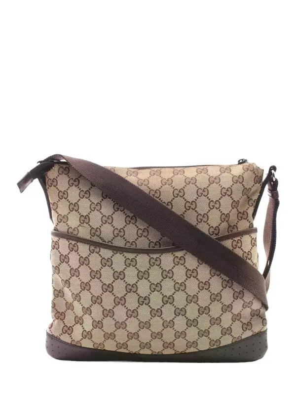 Gucci Gg Canvas Shoulder Bag - Neutrals