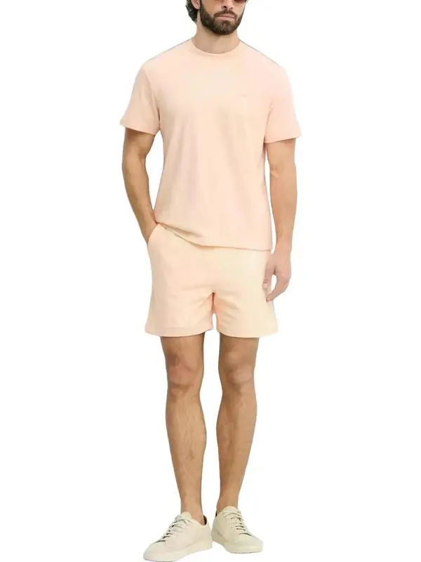 Lacoste Elasticated Waist Shorts With Logo Patch - Pink