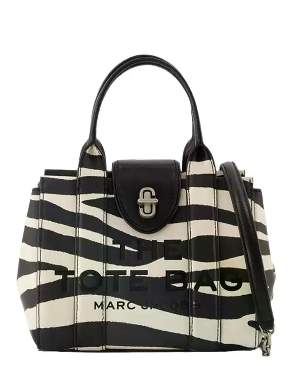 Marc Jacobs Mini Tote Zebra-print Tote Bag - Neutrals
