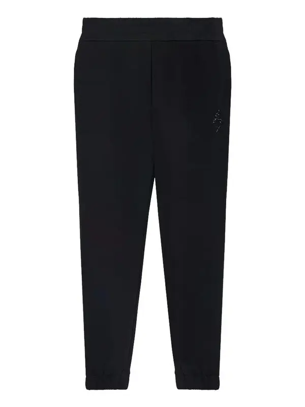 Armani Exchange Embellished Logo Track Pants - Black