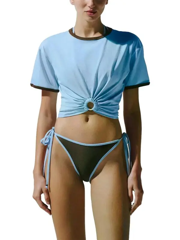 BAOBAB Tika Ring-detail T-shirt - Blue