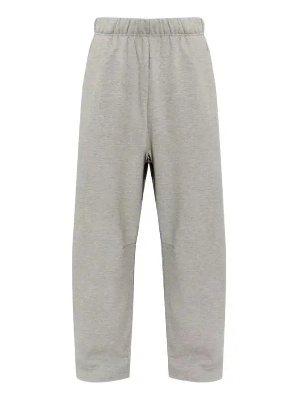 Adidas Logo-embroidered Wide-leg Track Pants - Grey