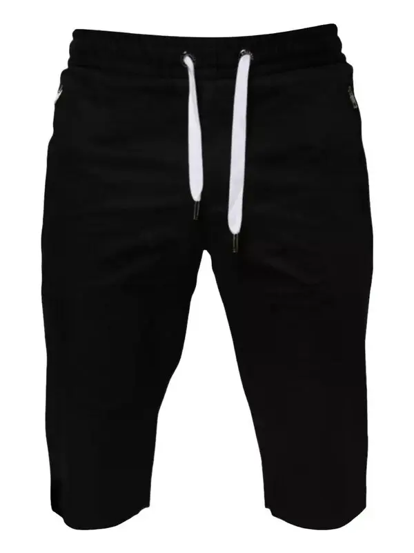 Dolce & Gabbana Side-stripe Drawstring Shorts - Black