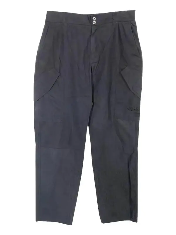 Versace Black Cargo Pants - Grey