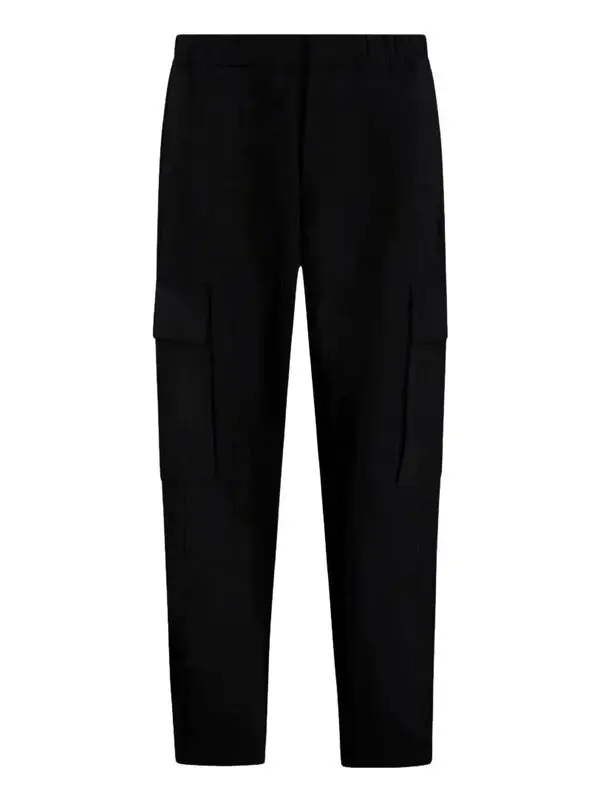 Herno Elasticated-waistband Trousers - Black