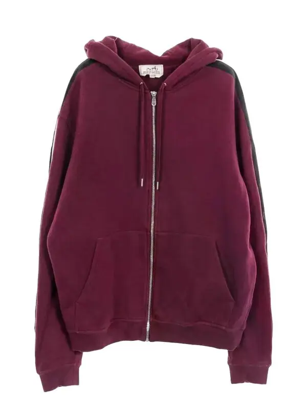 Hermès Zip-up Hoodie - Red
