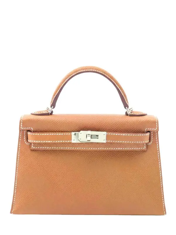 Hermès Mini Kelly Ii Tote Bag - Brown