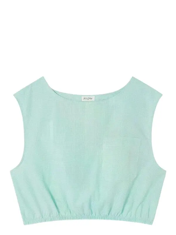 American Vintage Bigy Cropped Top - Green