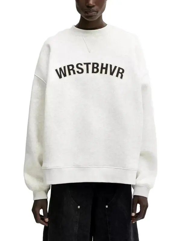 WRSTBHVR Luzon Logo Patch Sweatshirt - Grey