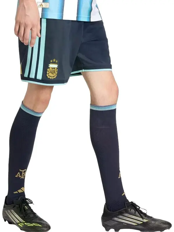 Adidas Argentina 26 Authentic Logo-patch Shorts - Blue