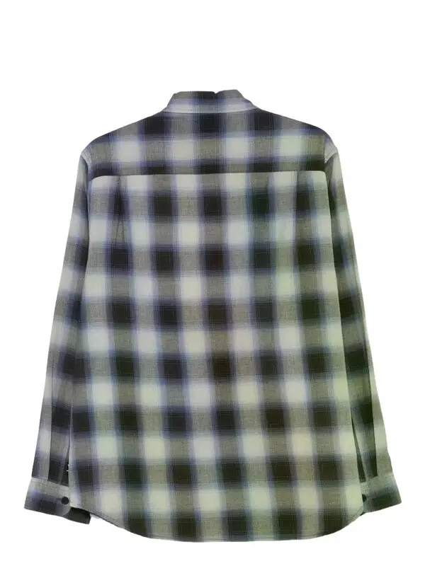 StÜssy Beach Check-print Button-down Shirt - Grey