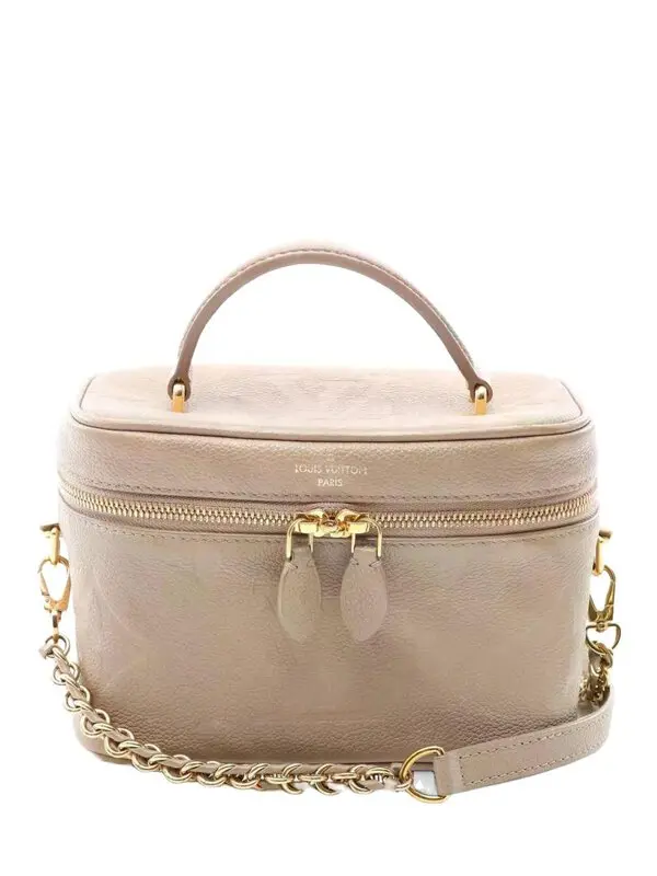 LOUIS VUITTON Vanity Pm Monogram Empreinte Tote Bag - Neutrals