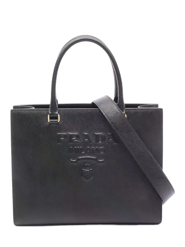 Prada 2010-2026 Saffiano Lux Tote Bag - Black