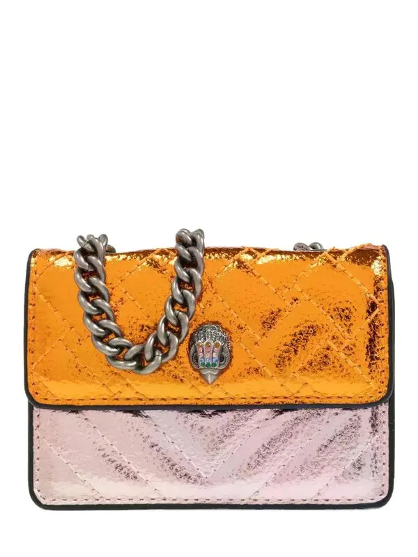 Kurt Geiger Kensington Quilted Leather Shoulder Bag - Orange