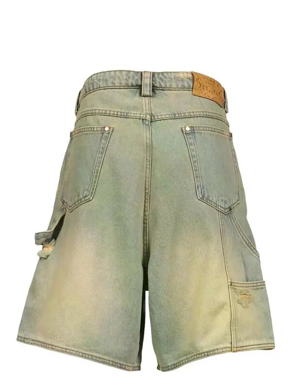 MARKGONG Denim Cargo Shorts - Blue