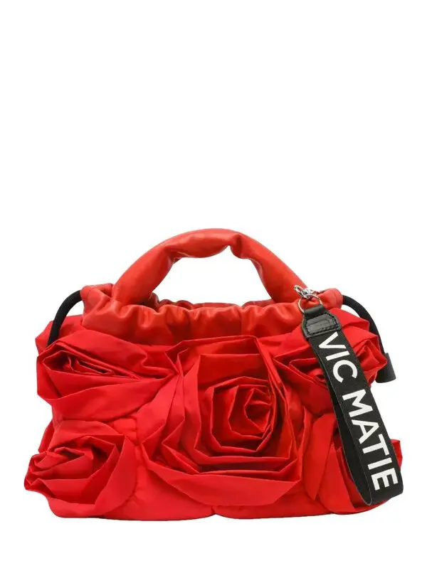 VIC MATIE Rose Shoulder Bag - Red