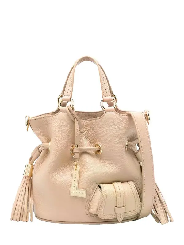 LANCEL Premier Flirt Leather Bucket Bag - Neutrals