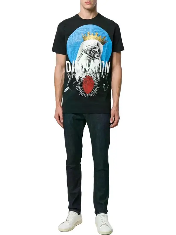 Dsquared2 Damnation Graphic-print T-shirt - Black