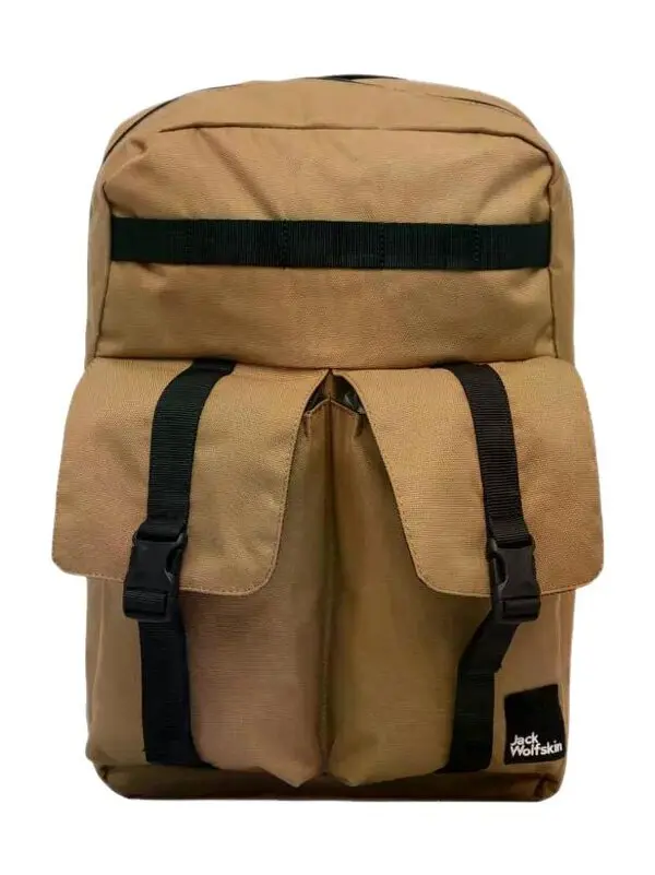 JACK WOLFSKIN Buckle-fastening Logo-patch Backpack - Neutrals