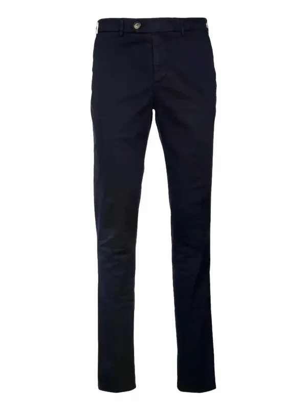 Brunello Cucinelli Garment-dyed Trousers - Blue