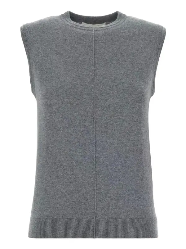 LISA YANG Agna Seam-detail Vest - Grey