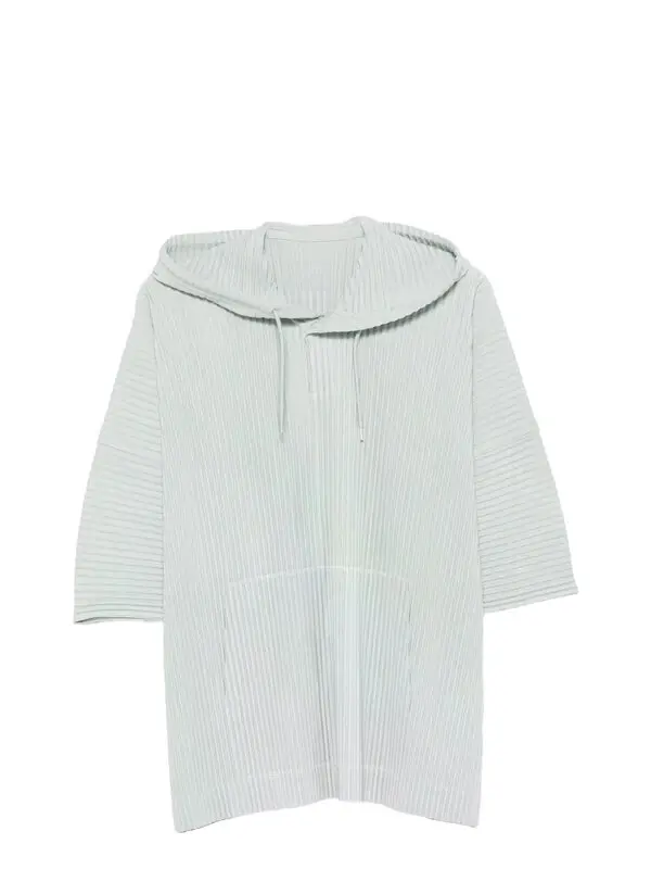 Issey Miyake Plissé Hoodie - Grey