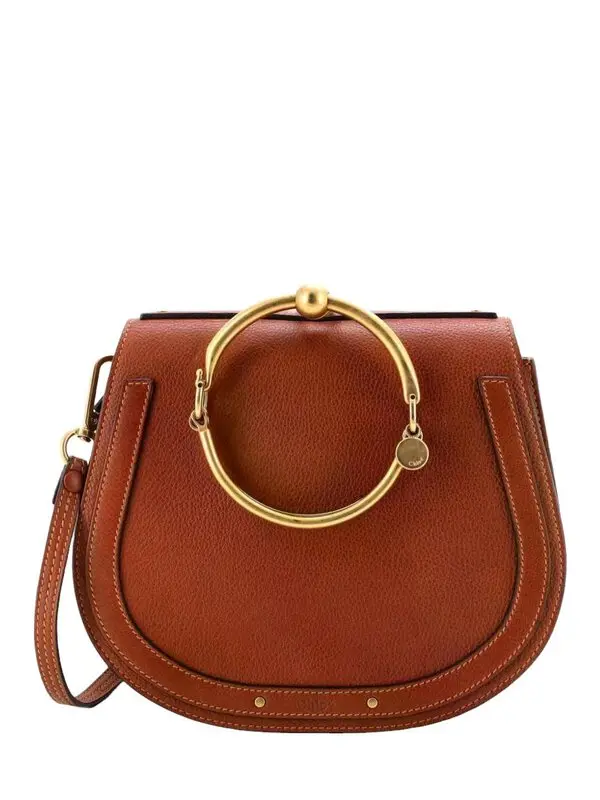 Chloé Nile Leather Medium Crossbody Bag - Brown