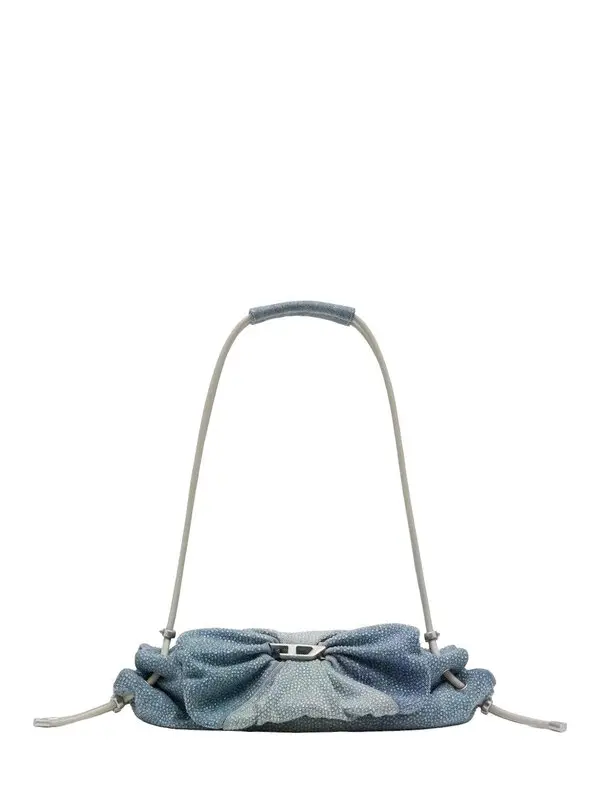 DIESEL® Crystal Embellished Shoulder Bag - Blue