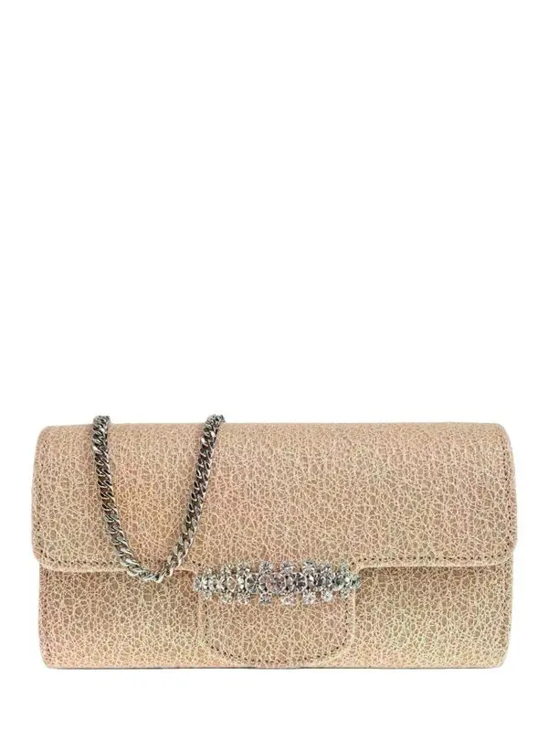 JIMMY CHOO Bing Wallet On Chain - Neutrals