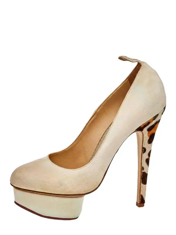 CHARLOTTE OLYMPIA Dolly Platform Pumps - Neutrals