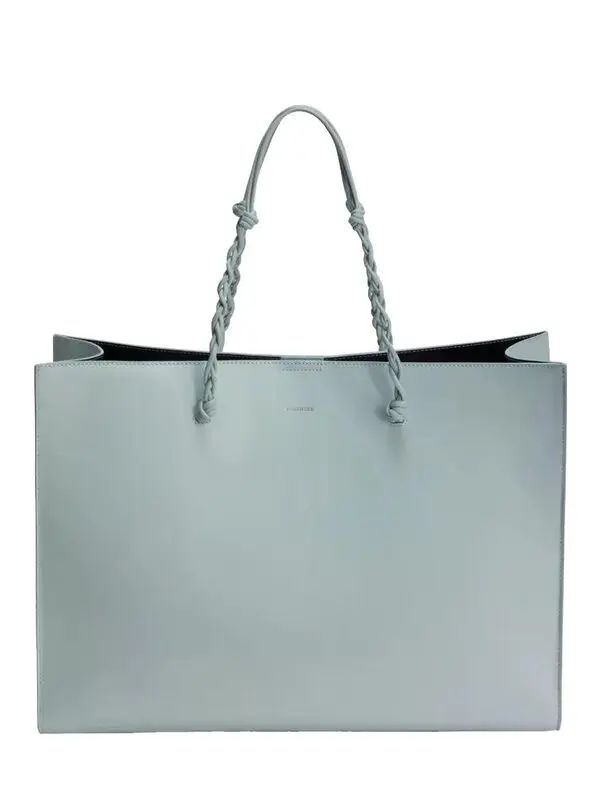 JIL SANDER Tangle Knotted Leather Tote Bag - Blue