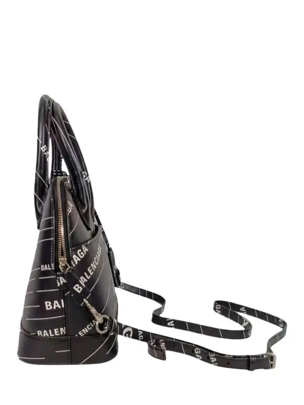 Balenciaga Small Logo Ville Tote Bag - Black
