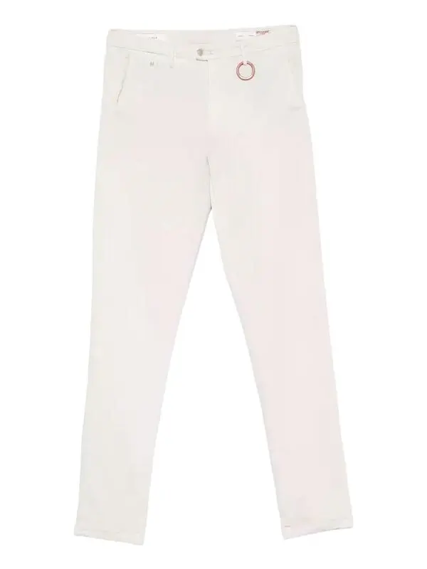 TRAMAROSSA Luis Logo-plaque Trousers - Neutrals