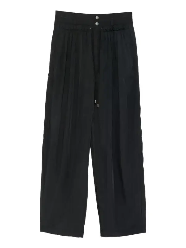 Isabel Marant Étoile Inaya Drawstring-fastening Palazzo Pants - Black
