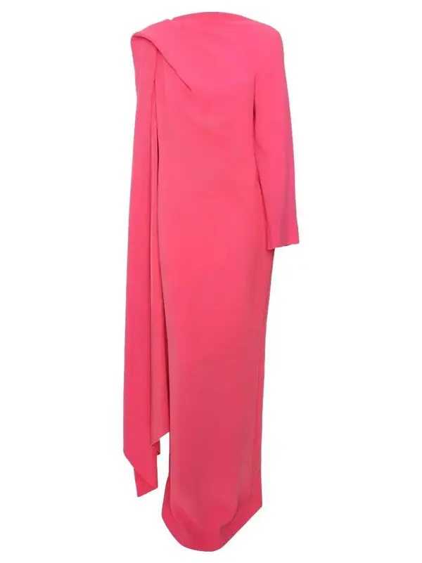 Solace London Lydia Crepe Maxi Dress - Pink