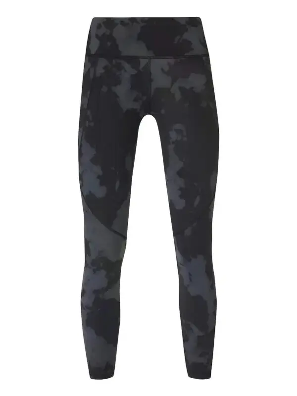Sweaty Betty Abstract-print Leggings - Black