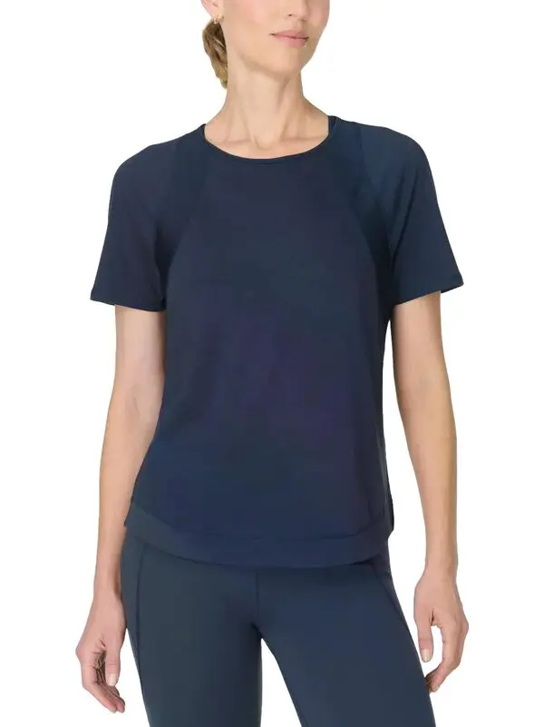 Sweaty Betty Breathe Easy Mesh-panelled T-shirt - Blue