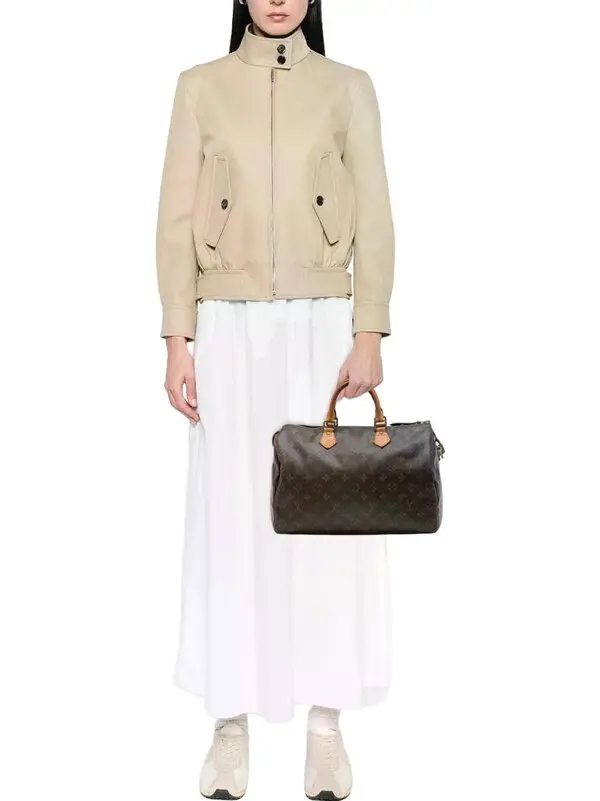 LOUIS VUITTON Monogram Canvas Speedy 35 Boston Bag - Brown