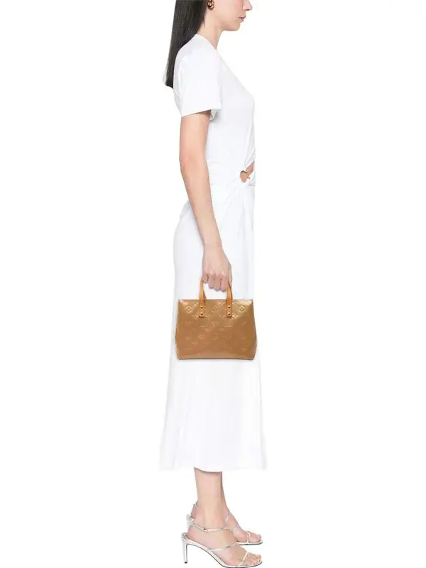 LOUIS VUITTON 2007 Monogram Vernis Reade Pm Handbag - Brown