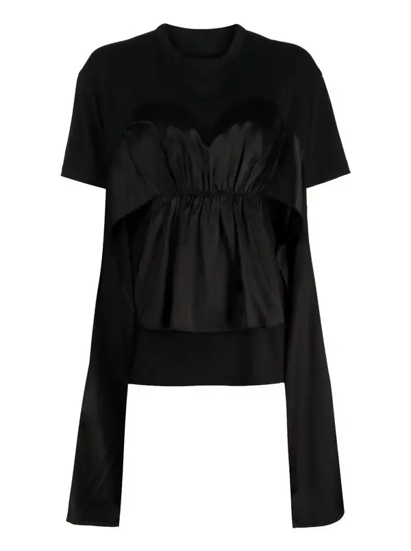 JNBY Embellished Cotton T-shirt - Black