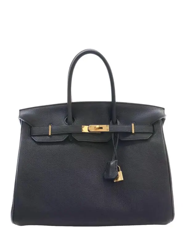 Hermès Birkin 35cm Retourne Togo Leather Handbag - Black