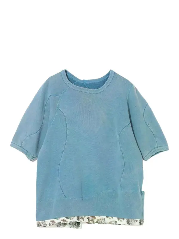 Undercover Layered Butterfly Print T-shirt - Blue