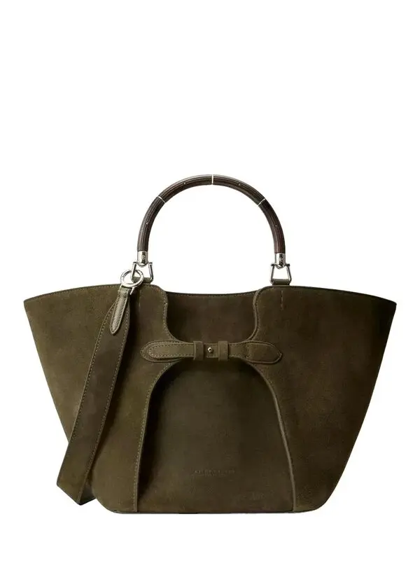 Ralph Lauren Suede Tote Bag - Green