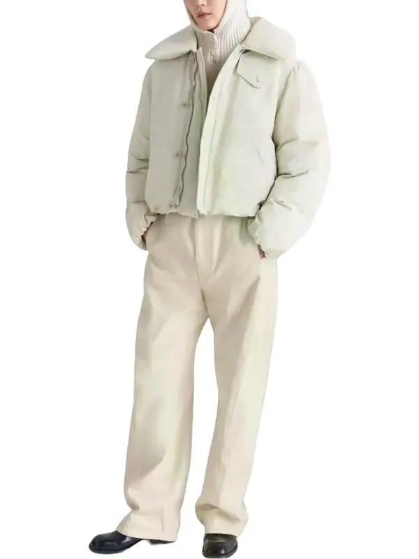 LEMAIRE Button-up Padded Jacket - Neutrals