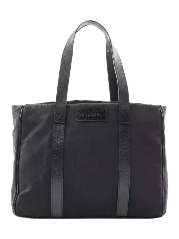 BVLGARI 2010s Logomania Tote Bag - Black