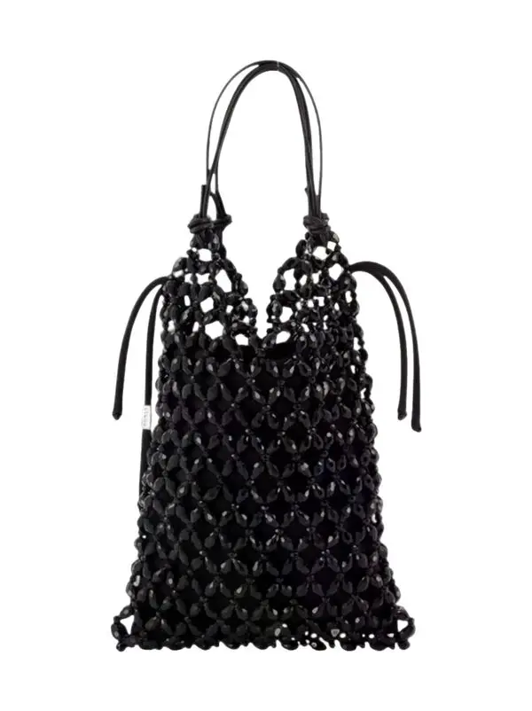Staud Karla Pearl-embellished Tote Bag - Black