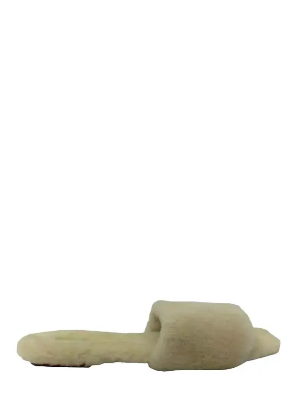 AeydĒ Shearling Slides - Neutrals