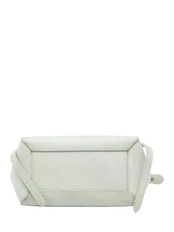 Celine Nano Grained Calfskin Belt Bag Satchel - Grey